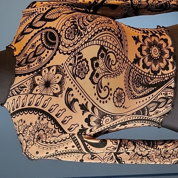 SHEIN | Tops | Sexy Pattern Mesh Long Sleeve Top | Poshmark